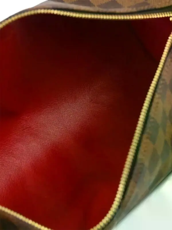 LOUIS VUITTON 2008 Papillon Damier Ebene Canvas Tote Bag