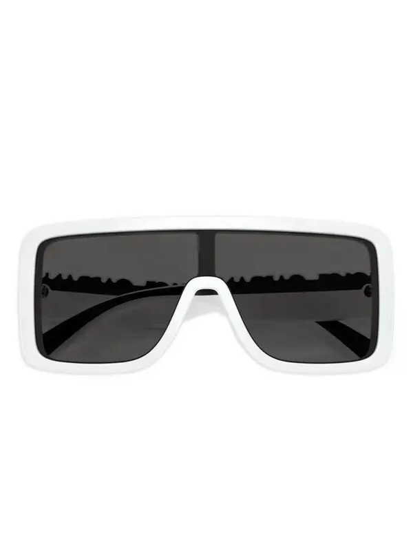 Dolce & Gabbana Square Frame Logo Detail Sunglasses