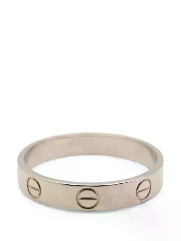 Cartier 2010s Mini Love Ring - Silver