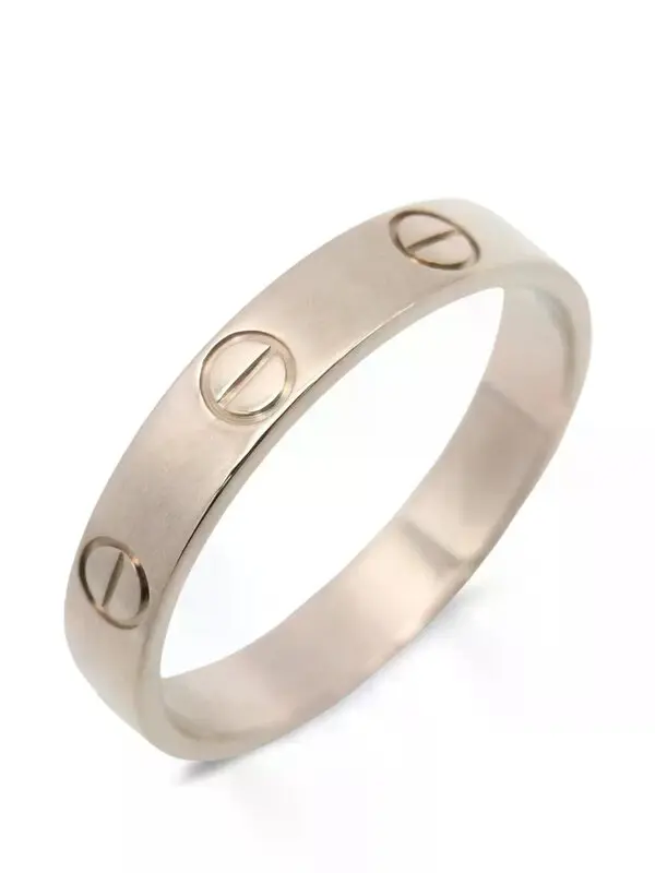 Cartier 2010s Mini Love Ring - Silver