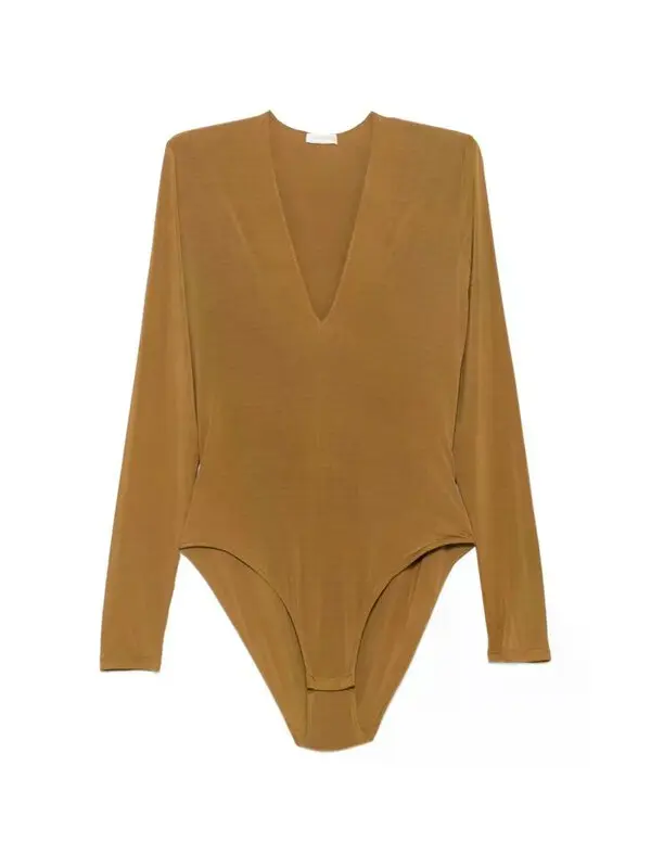 Zimmermann V-neck Long-sleeve Bodysuit