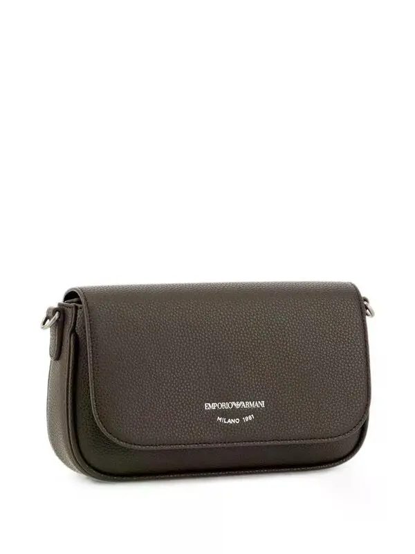 Emporio Armani Logo-print Crossbody Bag - Brown