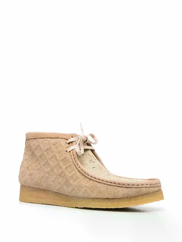 Clarks Textured Lace-up Boots