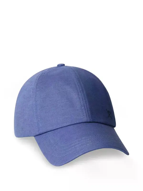 HACKETT LONDON Logo-embroidered Linen Baseball Cap