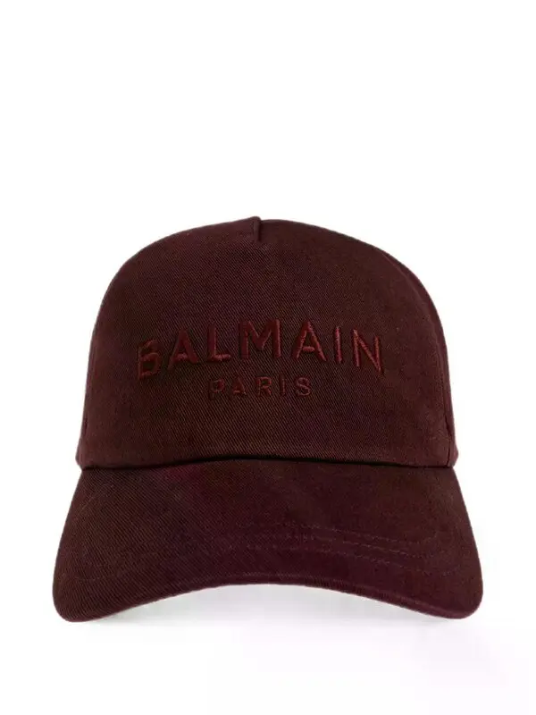 Balmain Logo-embroidered Baseball Cap