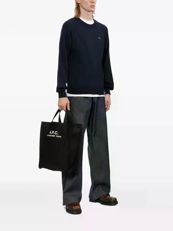 A.p.c. Logo-print Tote Bag