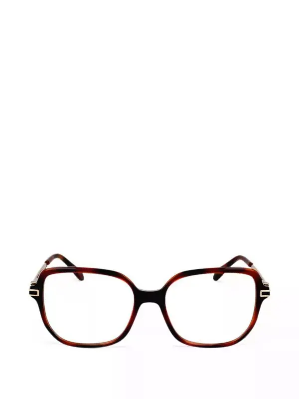 FERRAGAMO Tortoiseshell-effect Gancini Glasses