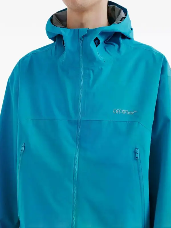 Off-White Arrows-print Hooded Sports Jacket