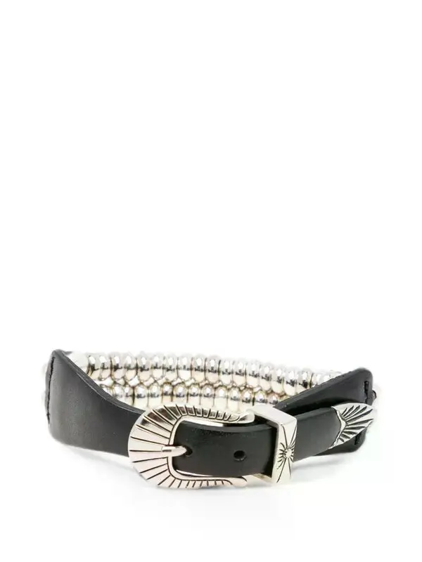 Toga Beaded Bangle - Black