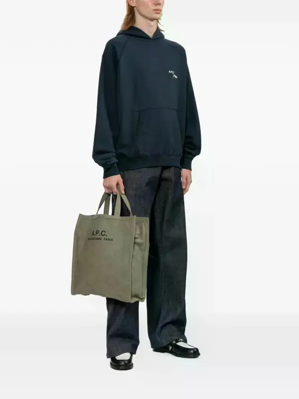 A.p.c. Logo Print Shoulder Bag