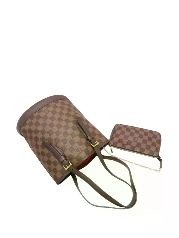 LOUIS VUITTON Damier Ebene Marais Bucket Bag