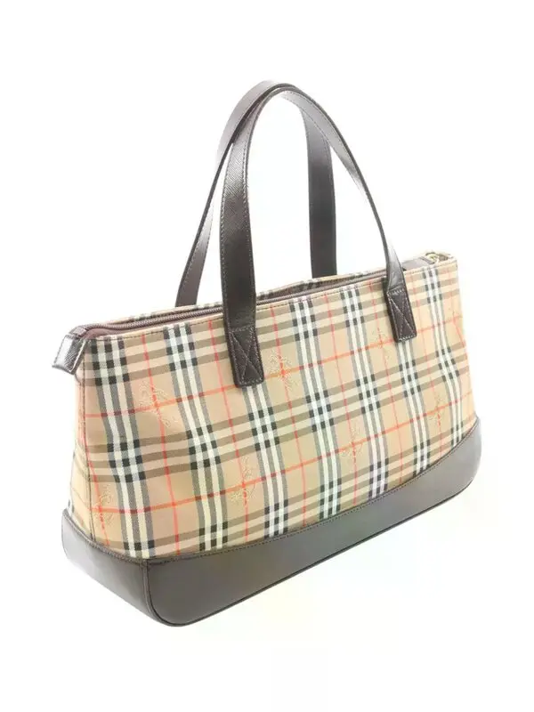Burberry Haymarket Check Canvas Handbag
