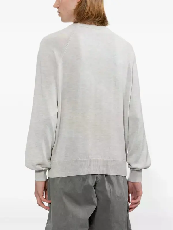 A.p.c. Logo-print Raglan-sleeve Sweater