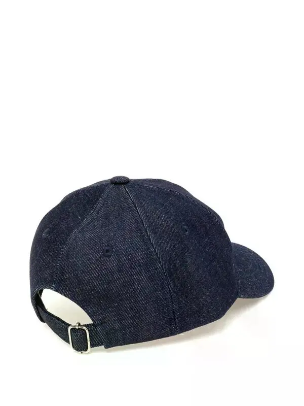 A.p.c. Logo Embroidered Denim Cap