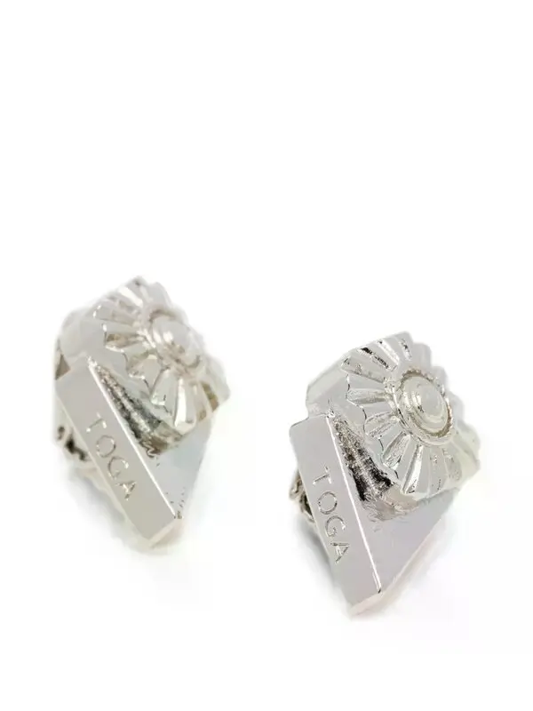 Toga Embossed Detail Drop Earrings