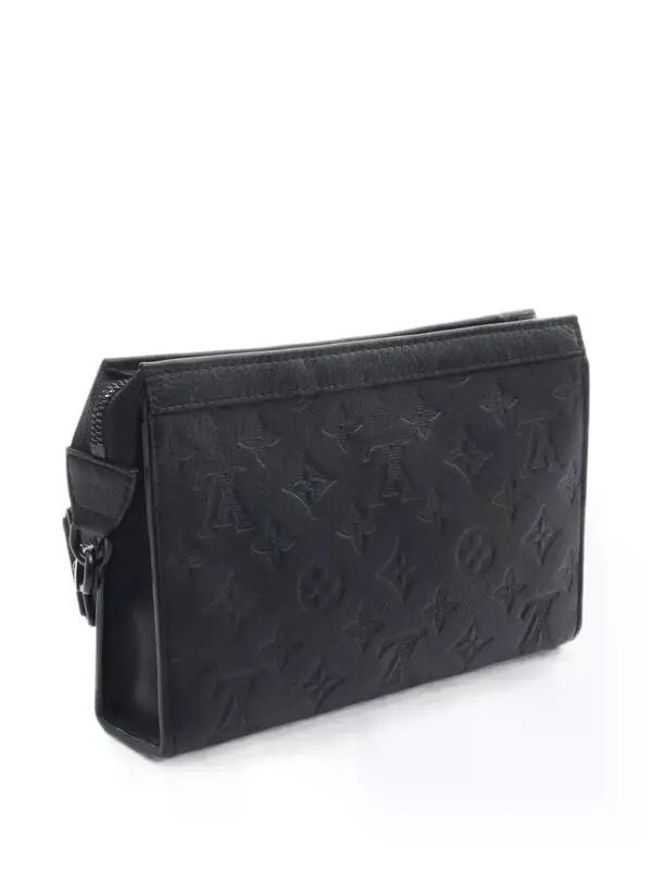 LOUIS VUITTON 2010s Monogram Shadow Gaston Shoulder Bag