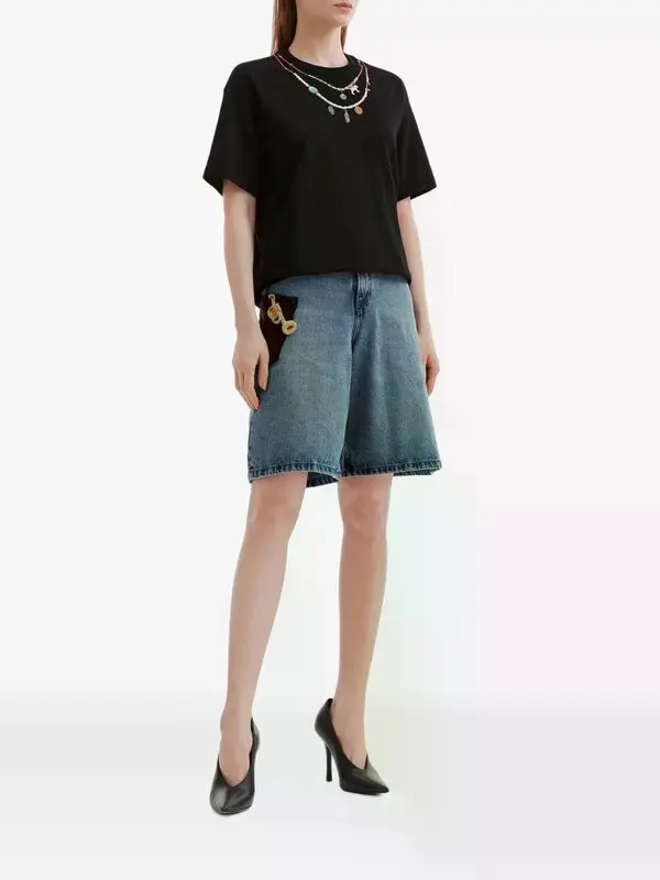 CHARLES JEFFREY Trumpet-patch Corduroy-pocket Shorts