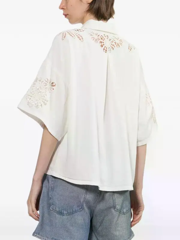 Rag & Bone Leaf-embroidered Blouse