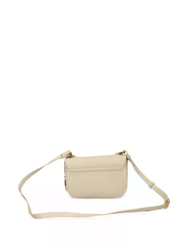 Moschino Chain-link Heart Charm Crossbody Bag
