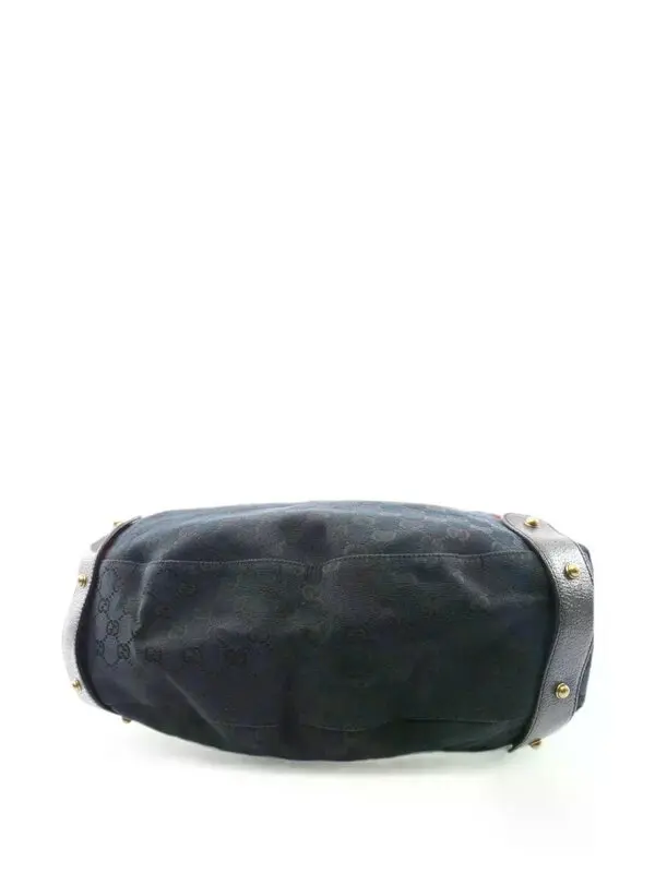 Gucci 2000s Horsebit Gg Canvas Tote Bag