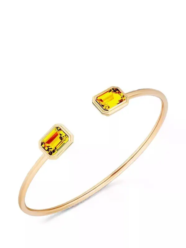 Goshwara Manhattan Citrine-gemstone Bangle