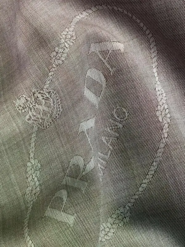 Prada Silk, Cashmere And Wool Jacquard Shawl