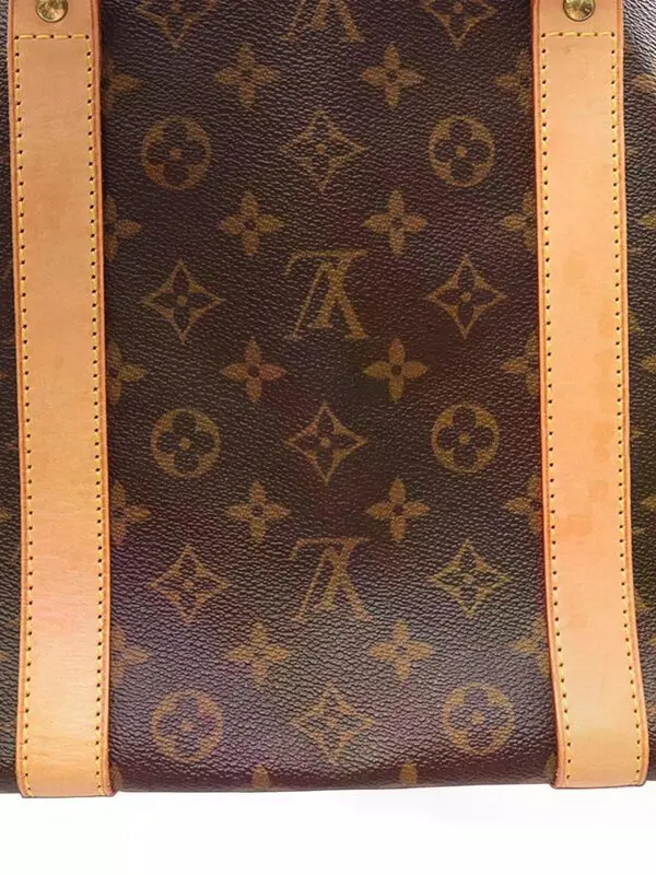 LOUIS VUITTON 2003 Monogram Keepall 60 Travel Bag - Brown
