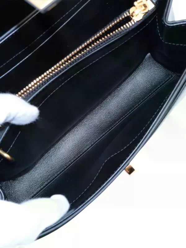 Celine 2000-2026 Small Leather 16 Satchel