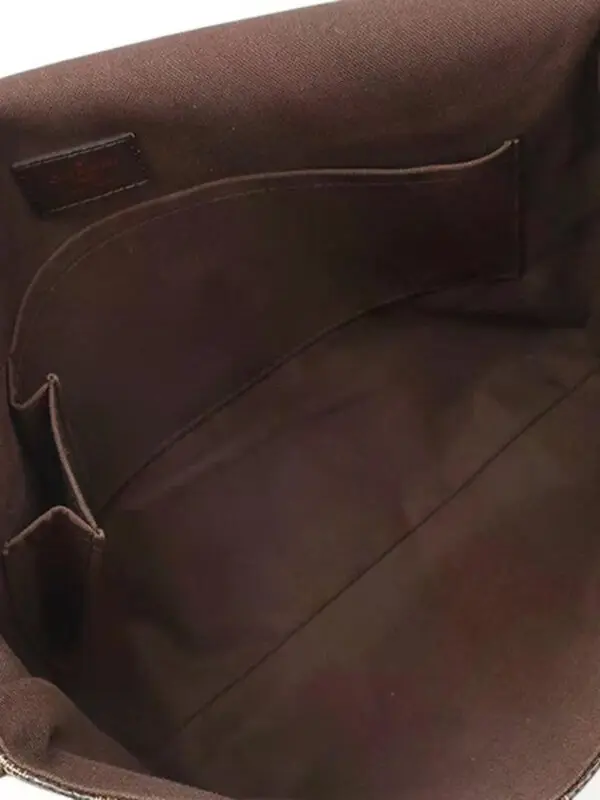 LOUIS VUITTON Damier Ebene Brooklyn Mm Crossbody Bag