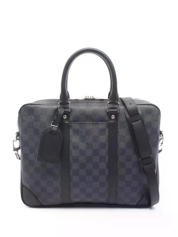 LOUIS VUITTON Damier Graphite Porte Documents Voyage Pm Business Bag