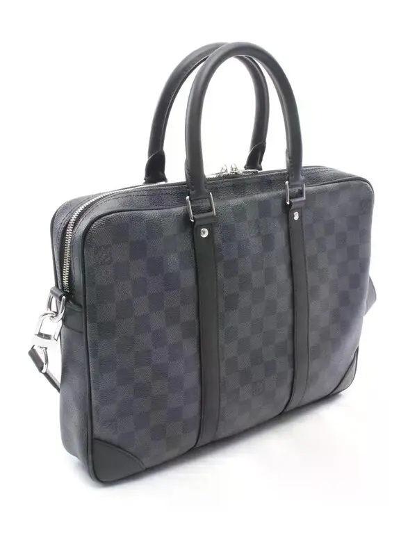 LOUIS VUITTON Damier Graphite Porte Documents Voyage Pm Business Bag