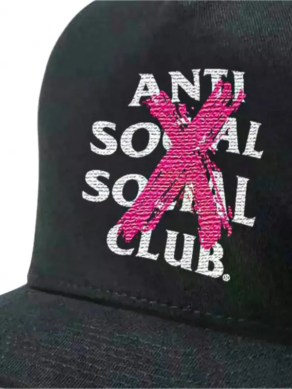 ANTI SOCIAL SOCIAL CLUB Paint Logo Baseball Cap