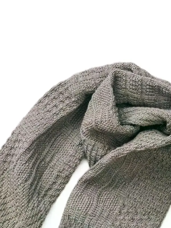 YAHAE Mixed-knit Scarf