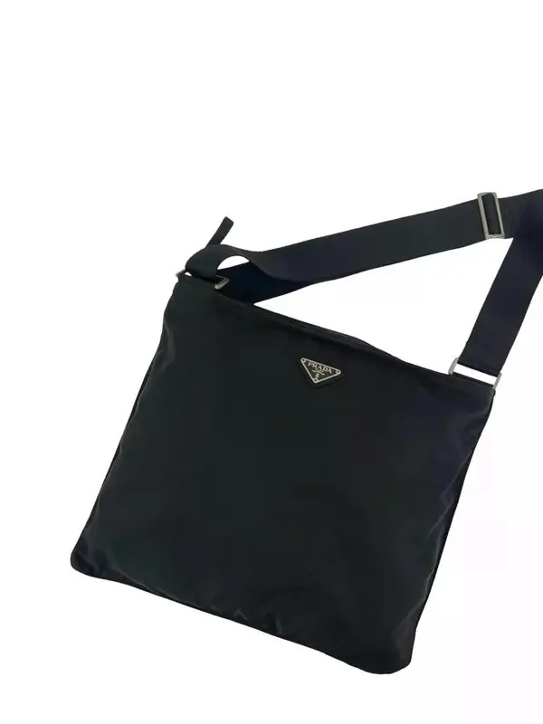 Prada 2000-2013 Tessuto Zip Top Crossbody Bag
