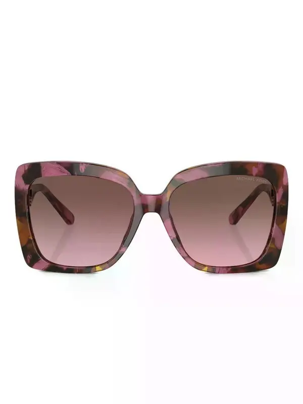 Michael Kors Oversized Square Frame Sunglasses - Pink