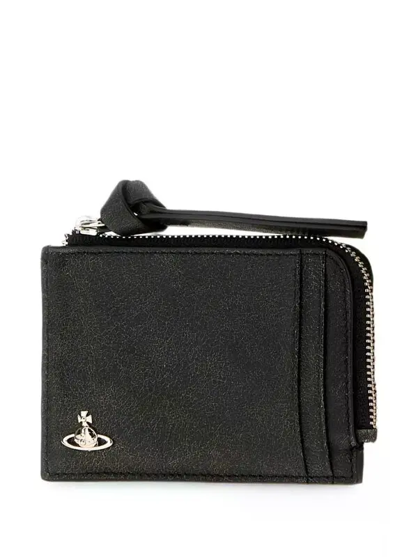 VIVIENNE WESTWOOD Orb-plaque Zip-around Card Holder