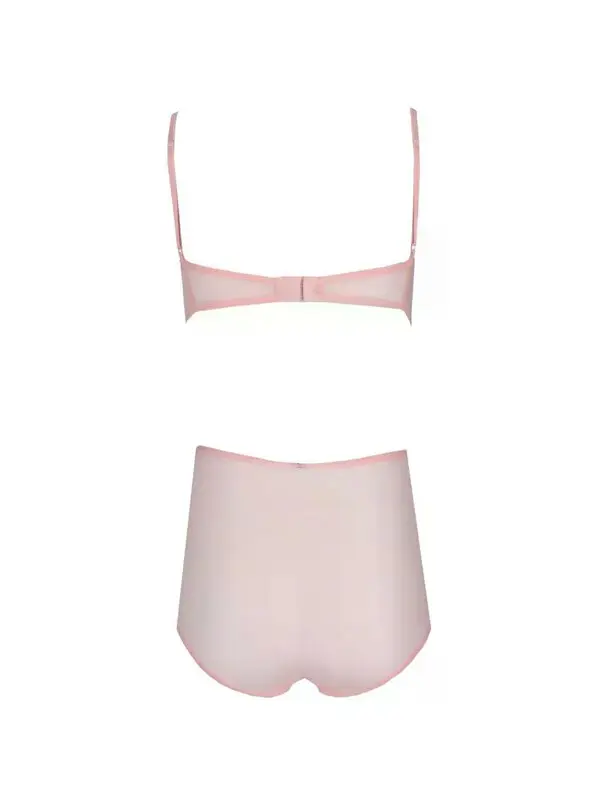 LAURA URBINATI Lace-panelled Bow-detail Briefs