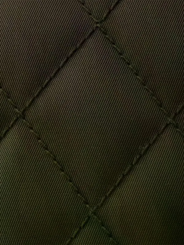 Prada Medium Quilted Re-nylon Shoulder Bag With Saffiano Leather Trim - Green