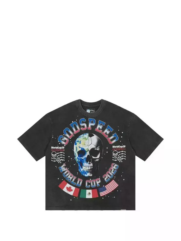 GODSPEED Graphic-print T-shirt - Black