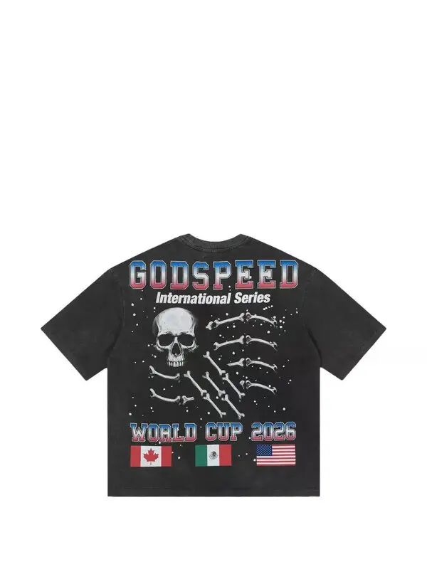 GODSPEED Graphic-print T-shirt - Black