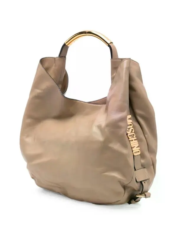 Moschino Handle Me Logo-plaque Tote Bag