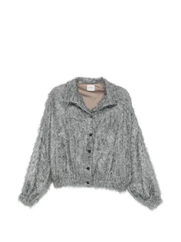ALYSI Fringed Blouson Jacket
