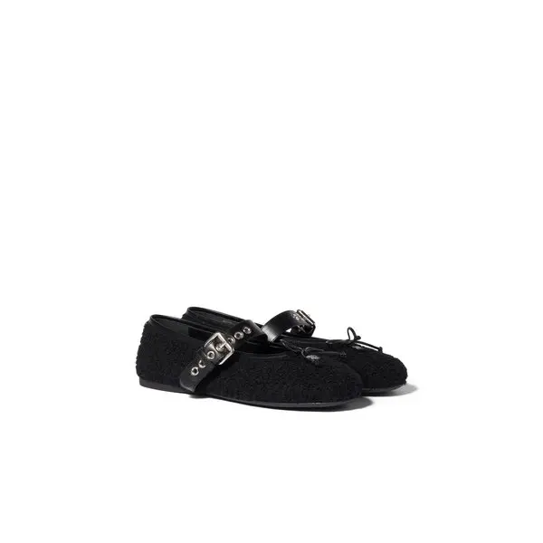Miu Miu Mohair Ballerinas
