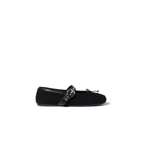 Miu Miu Mohair Ballerinas