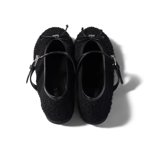 Miu Miu Mohair Ballerinas