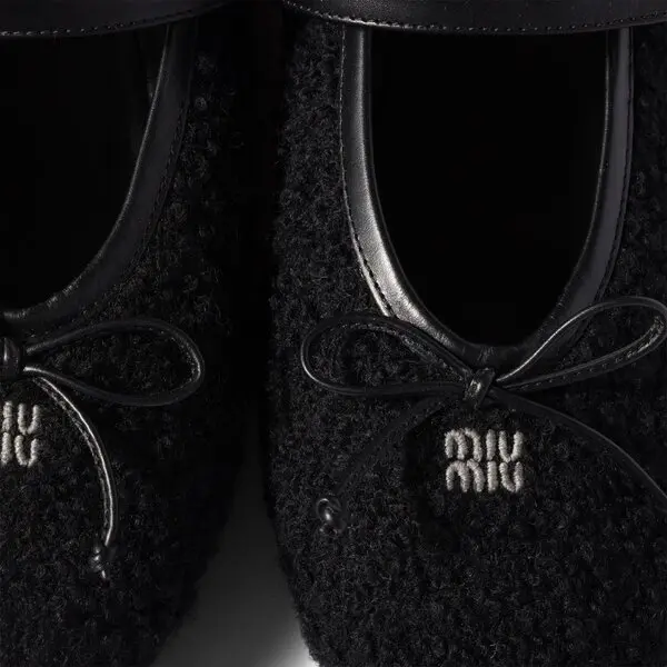 Miu Miu Mohair Ballerinas