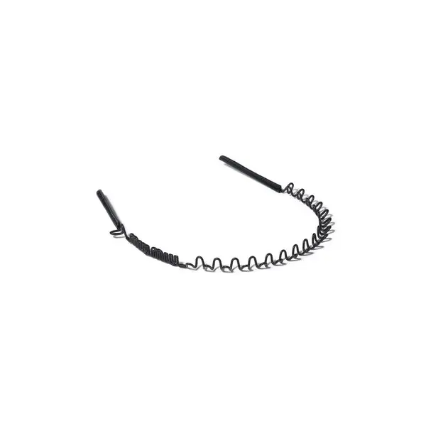 Miu Miu Metal And Leather Headband - Black