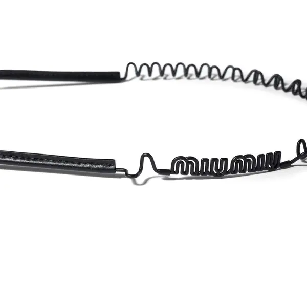 Miu Miu Metal And Leather Headband