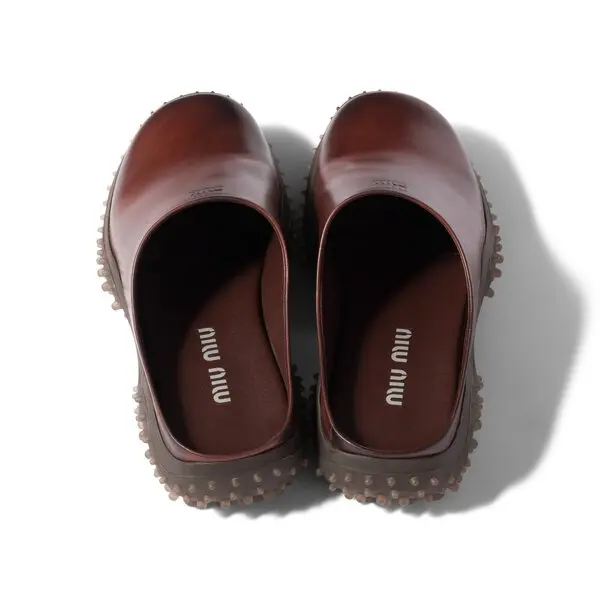 Miu Miu Leather Mules