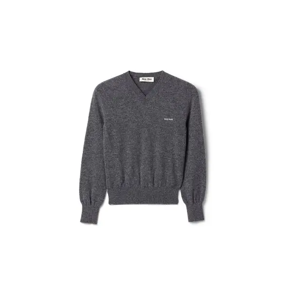 Miu Miu V-neck Wool Cardigan